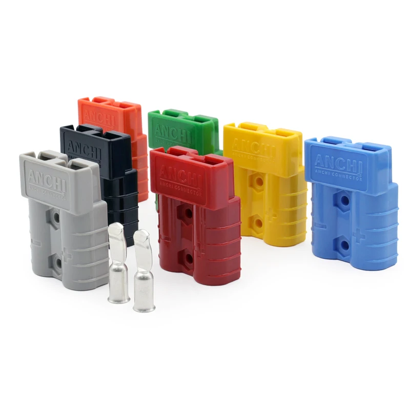 2 Pole Battery Connector 50amp 600v High Current Electrical Connector ...