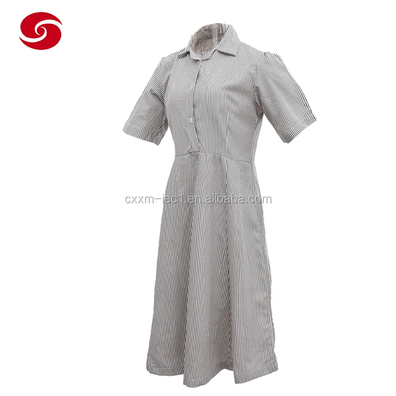 Wholesale Stripe Prison Dress Uniform for Female Tactical Dress
