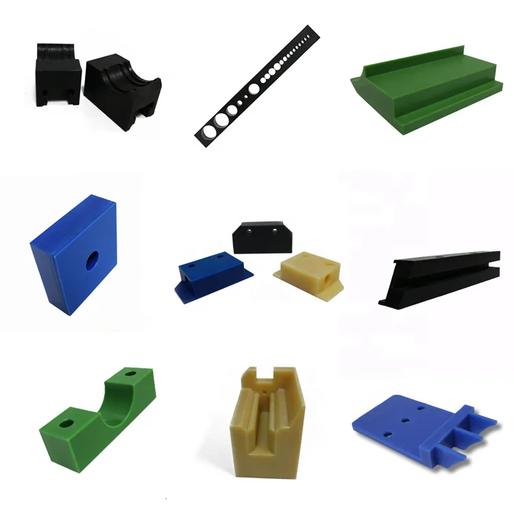 Custom Cnc Part Linear Support Guide Rail Sliding Plastic Rubber Mc ...