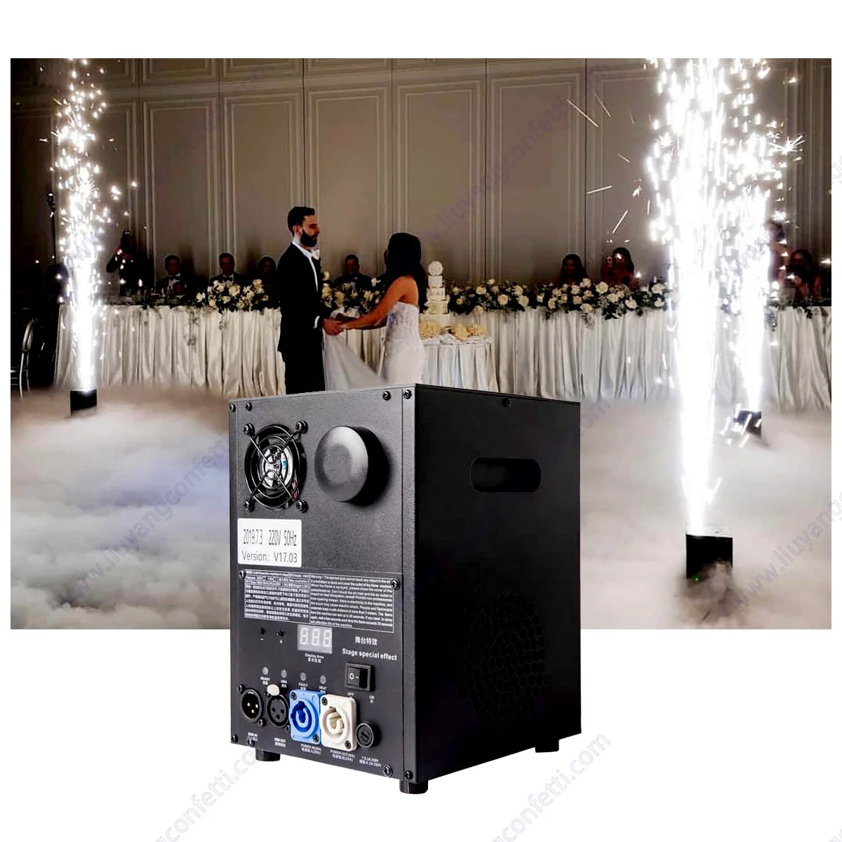 Dmx512 Cold Fire Pyrotechnic Machine Cold Spark Machine For Stage ...