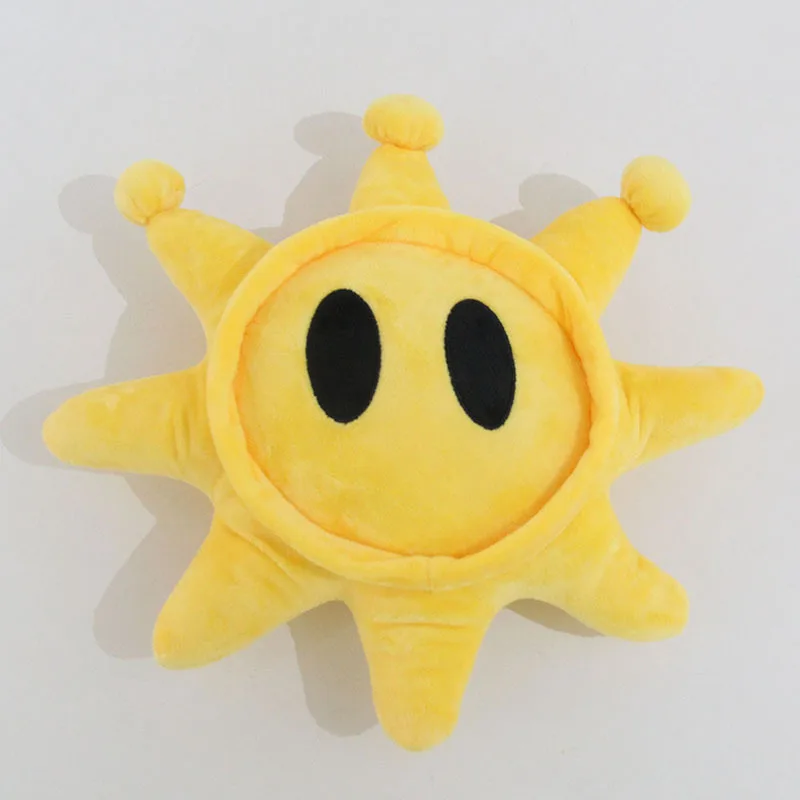 Hwl Super Mario Bros Shine Sprite Doll Sun Plush Soft Stuffed Toys ...