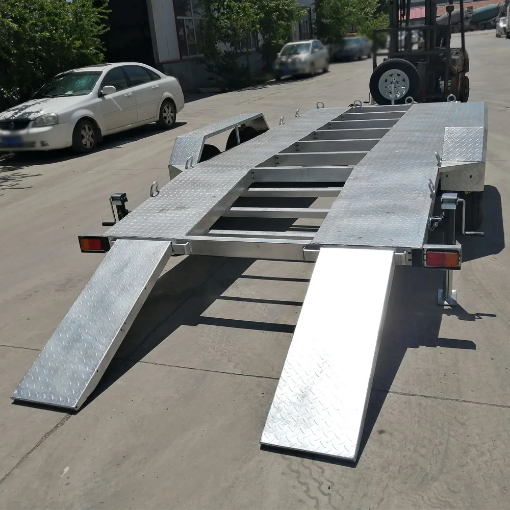 Flat Plate Trailer Car Trailer Galvanized Trailer| Alibaba.com