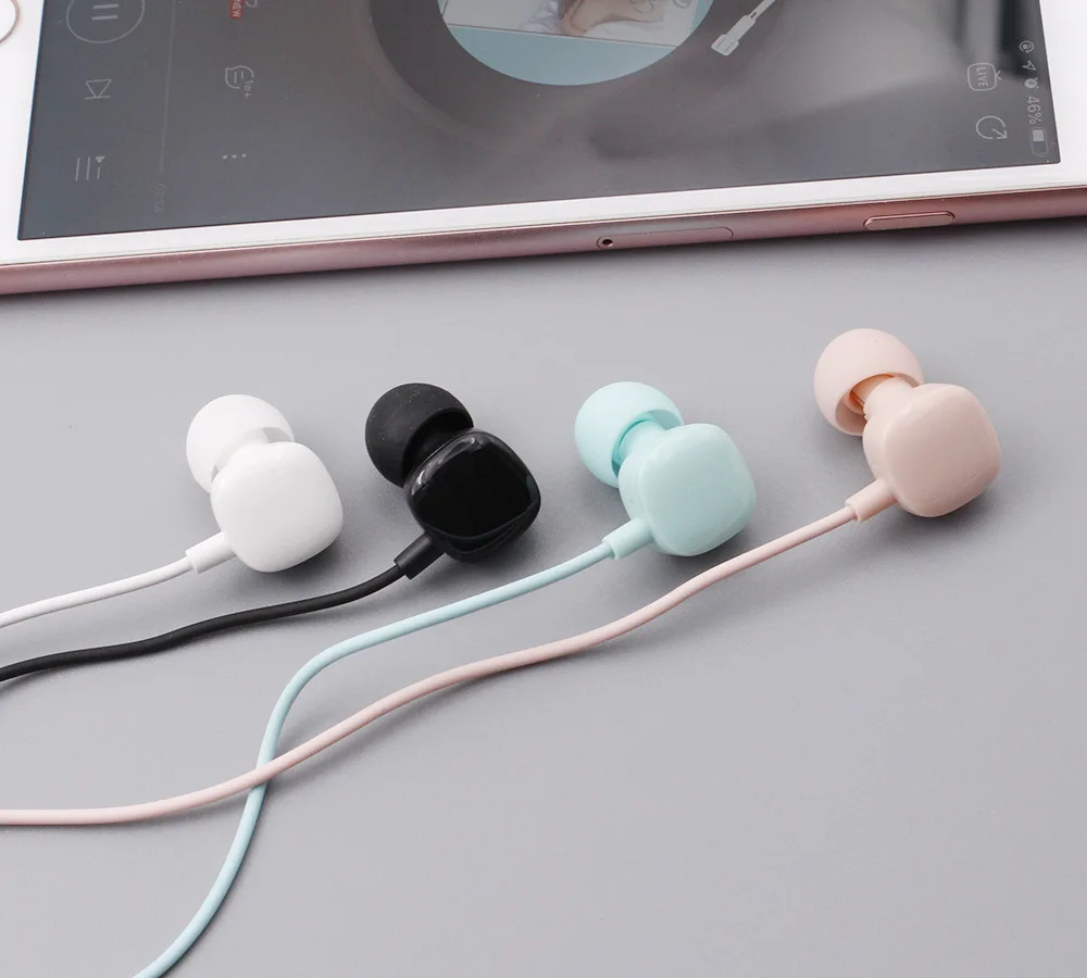 2020 New Style Capsule Design High Quality 3.5mm Cute Wired Noise ...