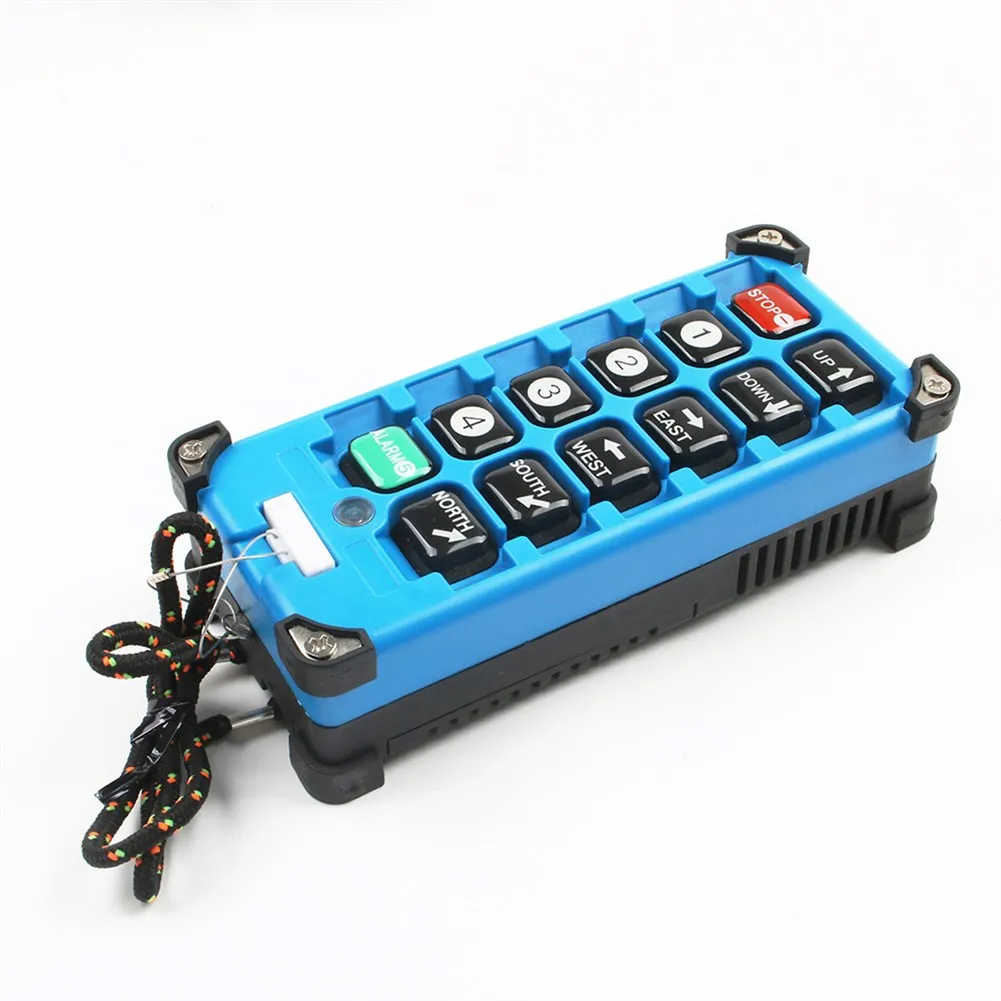 2 Transmitters + 1 Receiver 10-channel Key Direction Button Crane Hoist ...