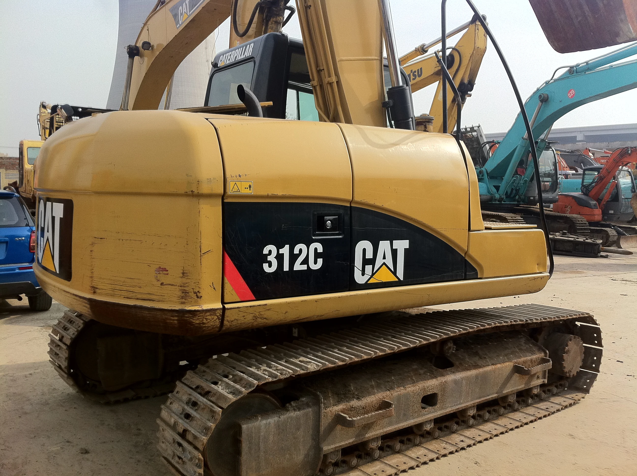 12Ton Uesd Caterpillar 312C Excavator for Sale Hot Selling Mini Cat 312d Used Excavators Low ...