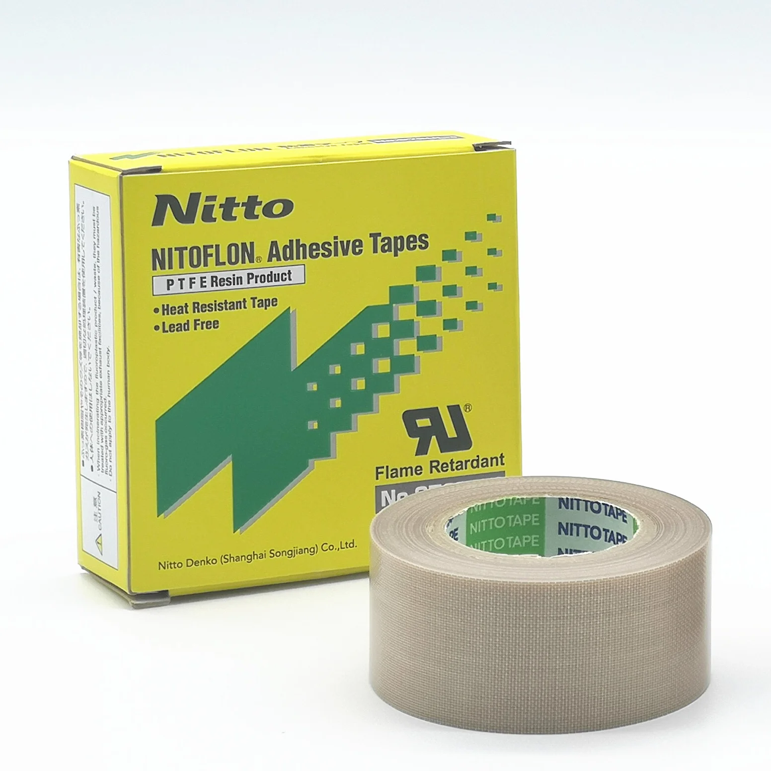 Nitto 973UL PTFE Fiberglass Tape - Heat Resistant Sealing