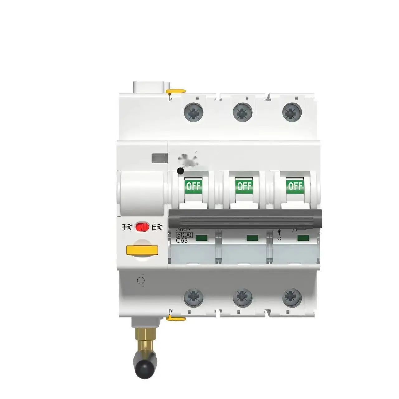 Three Phase 4p Modbus Rs485 Circuit Electricity Breaker 63a - Buy Three ...