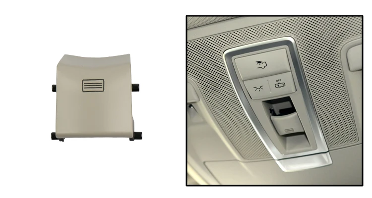 ฝาครอบปุ่มสวิตช์หน้าต่างซันรูฟรถยนต์พลาสติกสำหรับ Mercedes-benz W166 ...