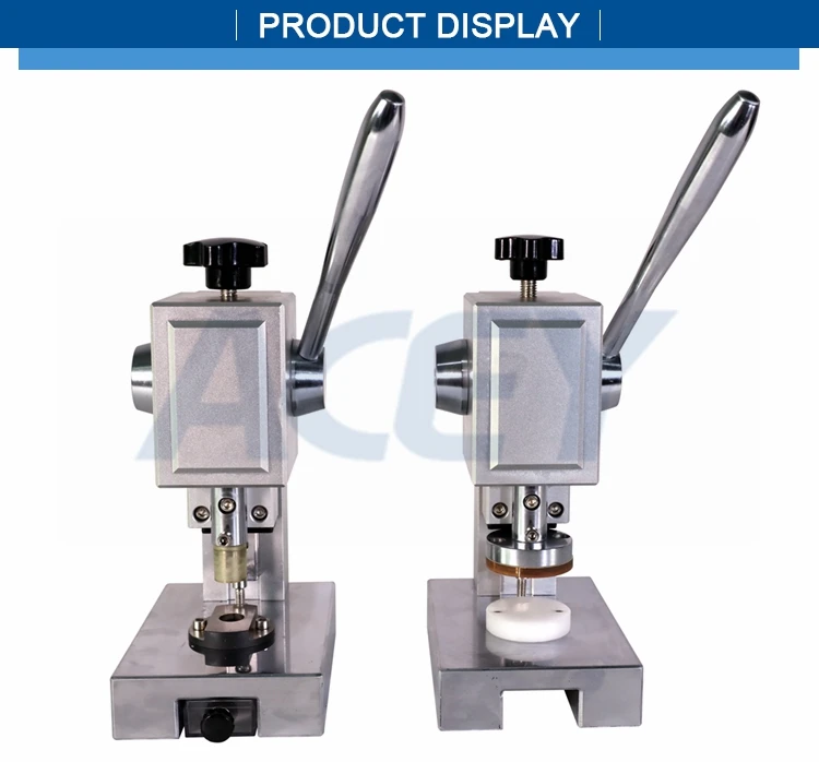 Laboratory High Precision Manual Coin Cell Disc Cutter Punching Machine ...