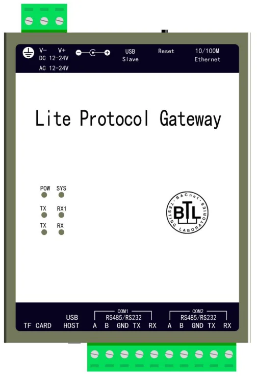 Btl Certification-plc To Bacnet Gateway - Buy Bacnet Gateway,Plc,Btl ...