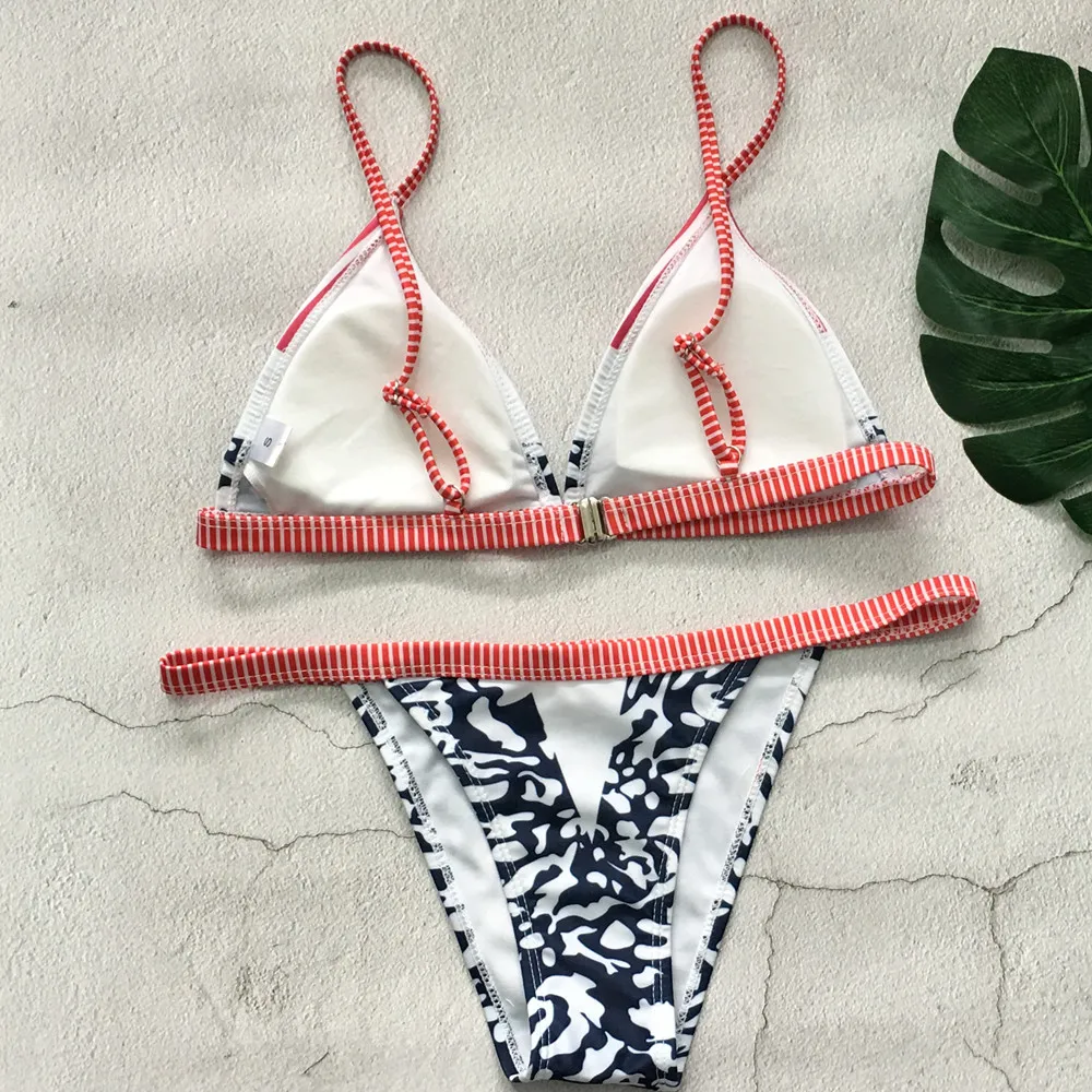 Swimwear Beachwear Mini Micro Bikini Cross Front Swimwear Fashion ...
