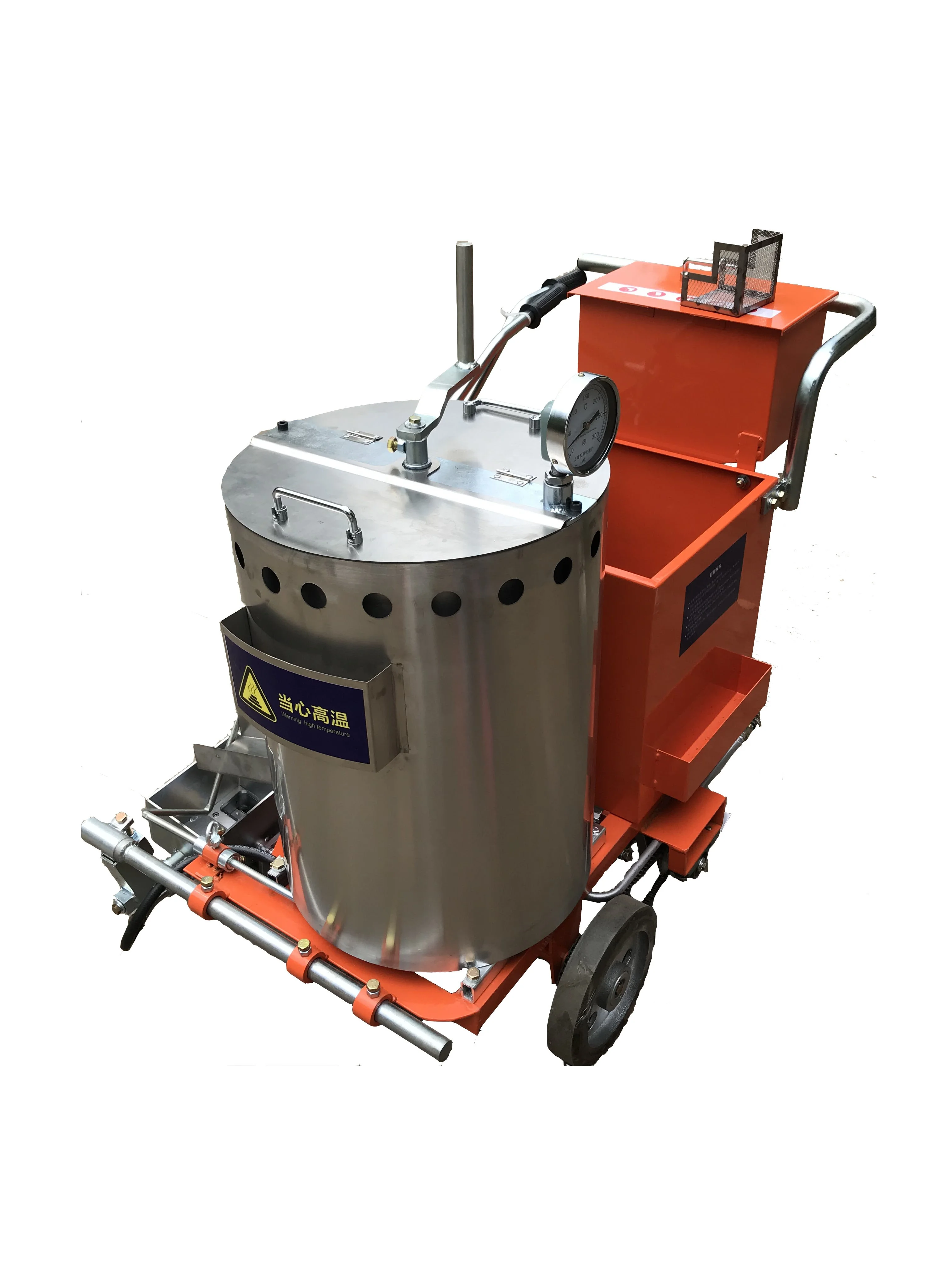 Ls-1360 Hand Push Road Striping Machine With Different Marking Width ...