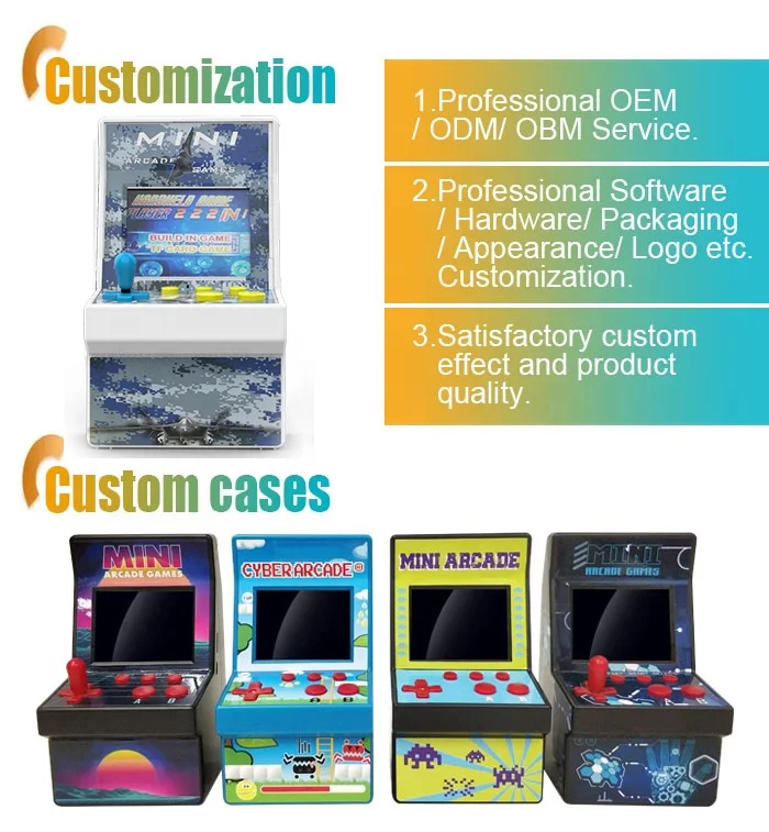 8 Bit Portable Handheld Classic Game Player Console CT882T