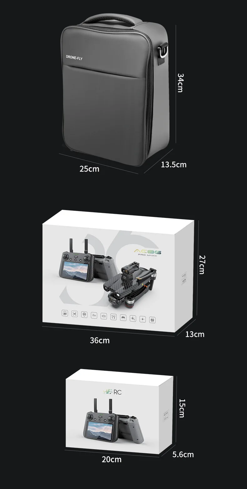 AE86 PRO MAX Plus Screen Remote Helicopter GPS FPV Drone