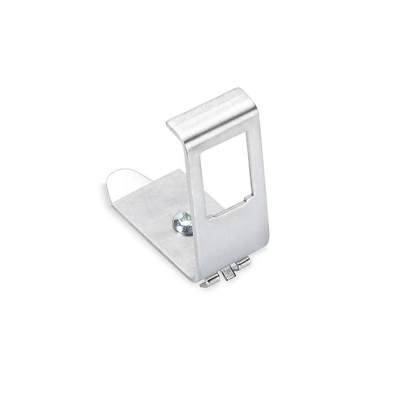 DIN Rail Keystone Holder RJ45 1-Port - Metal Mounting Frame