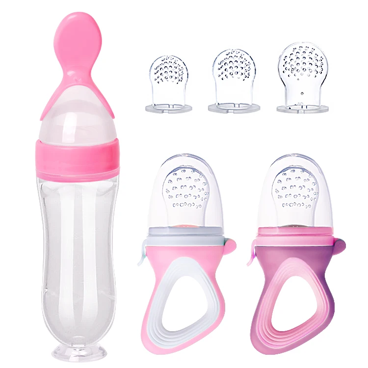 Sucette D'alimentation En Silicone Pour Bébé,Forme Cuillère ...