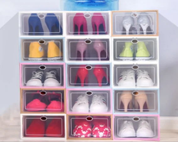 2019 Hot Unique Clear Capsule Acrylic Shoe Sneaker Box with Light