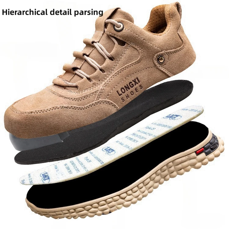 Men's Fashion Safety Shoes Anti- Smashing Anti-pressure Anti-puncture ...