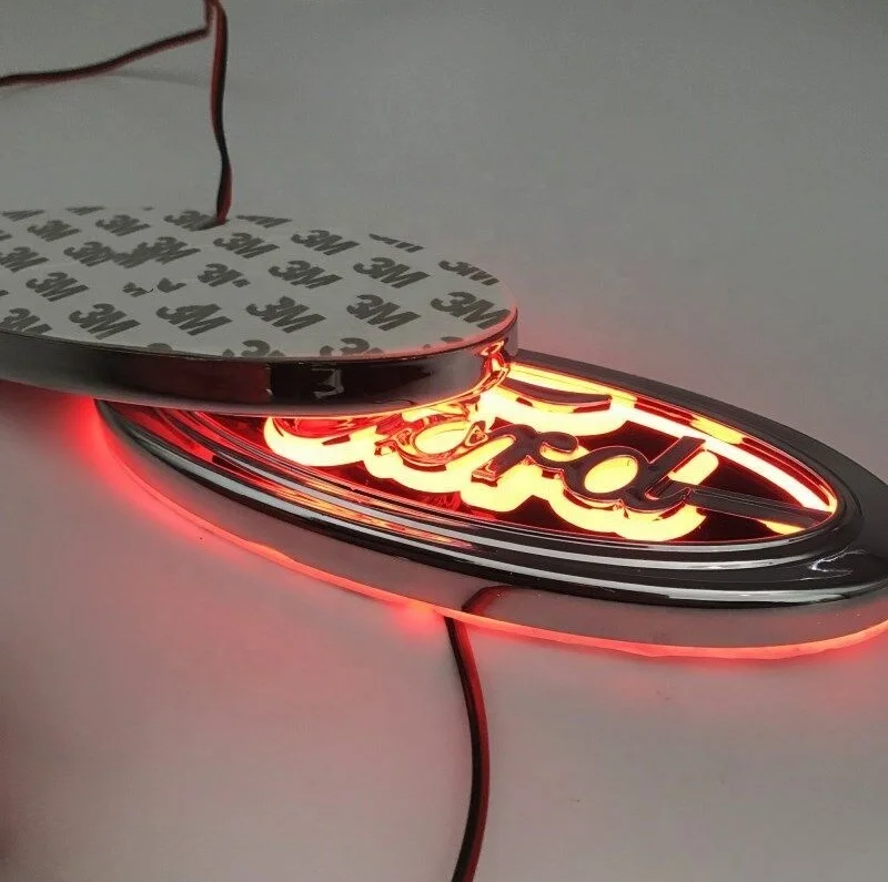 Led Car Logo Sign Front Grille Badge Brand 3d 4d 5d Car Led Logo Car ...