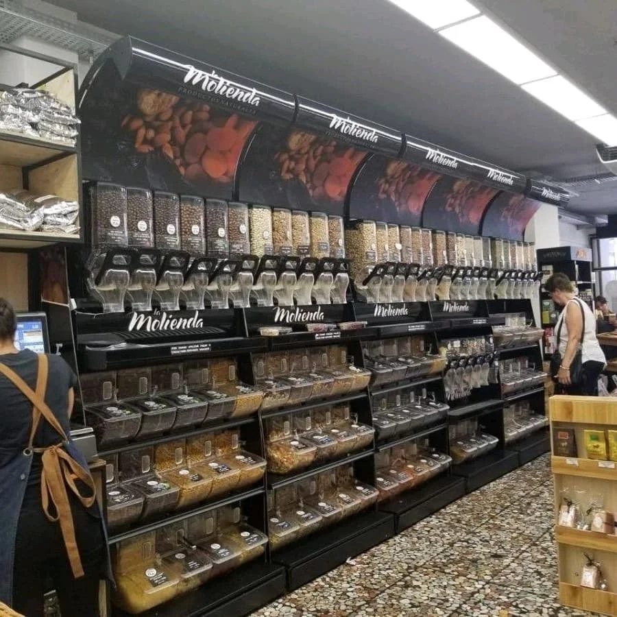 Ecobox Candy Store Snack Display Racks Grain Storage Shelf With Bulk ...