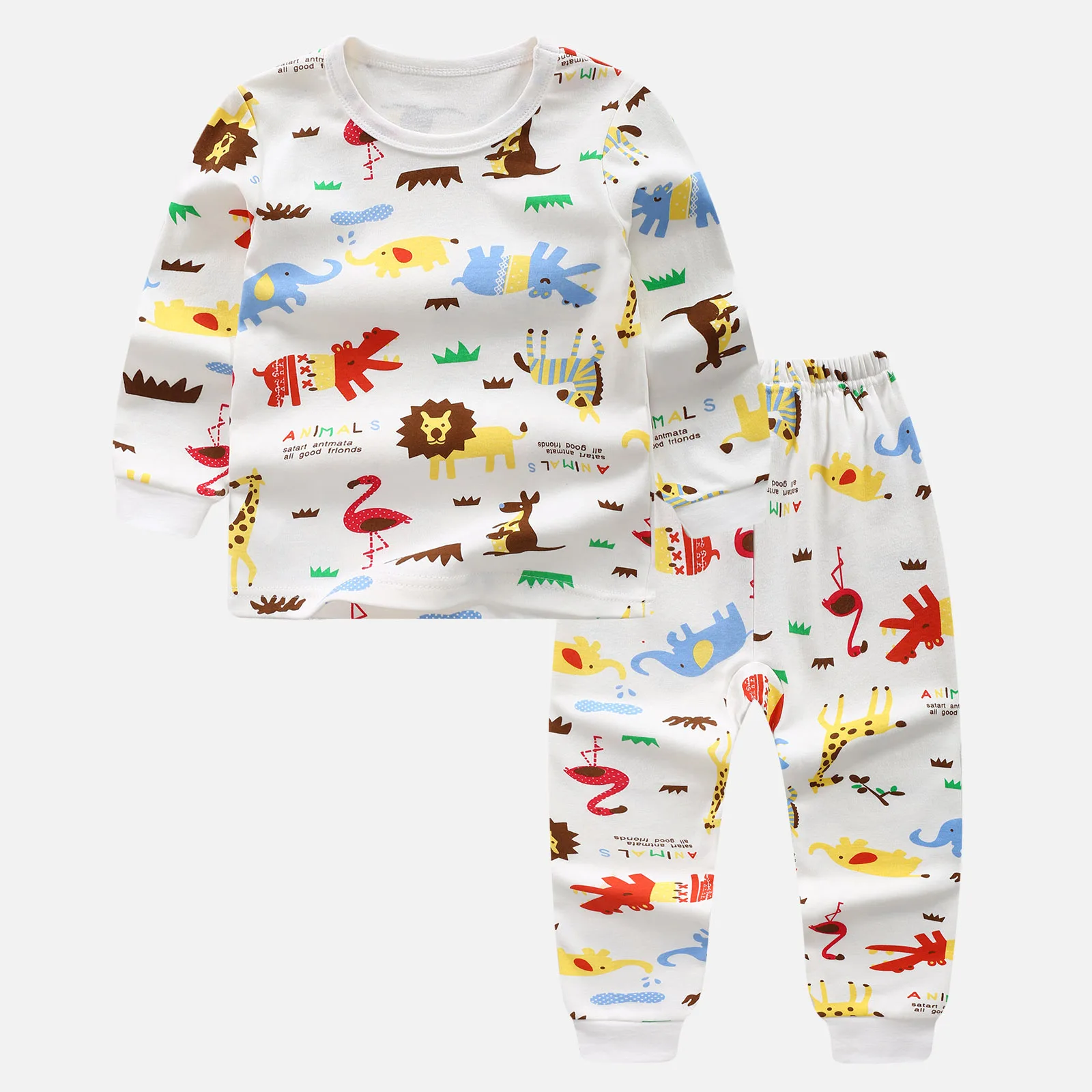 Night Clothes Baby Girl Boy Cotton Custom Print Kids Sleeping Wear Kids ...
