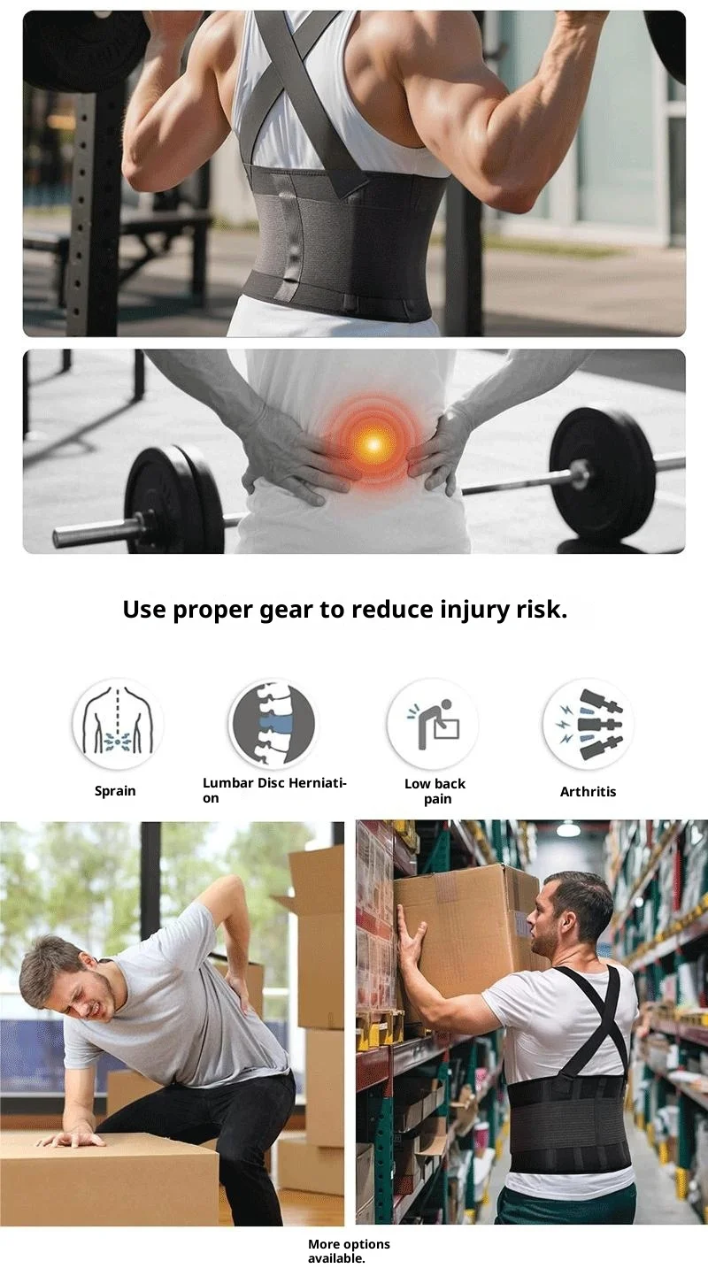 Work Labor Lumbar Support Waist Support Belt Anti-Torsion Heavy Lifting ...
