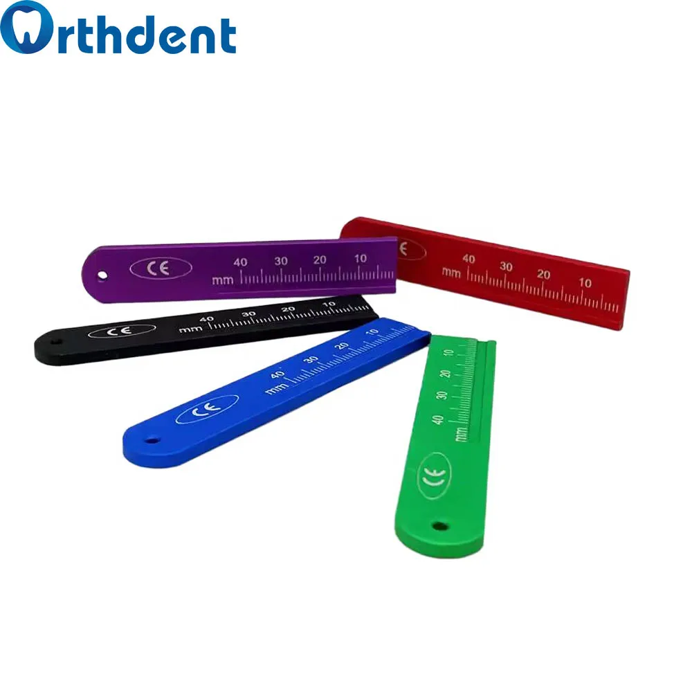 Orthdent 1Pcs Dental Aluminium Endo Rulers Measuring Endodontic Root ...