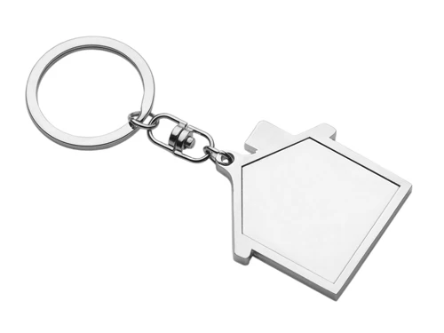 House Shaped Keychain with Custom Logo - DOEVER Metalwork