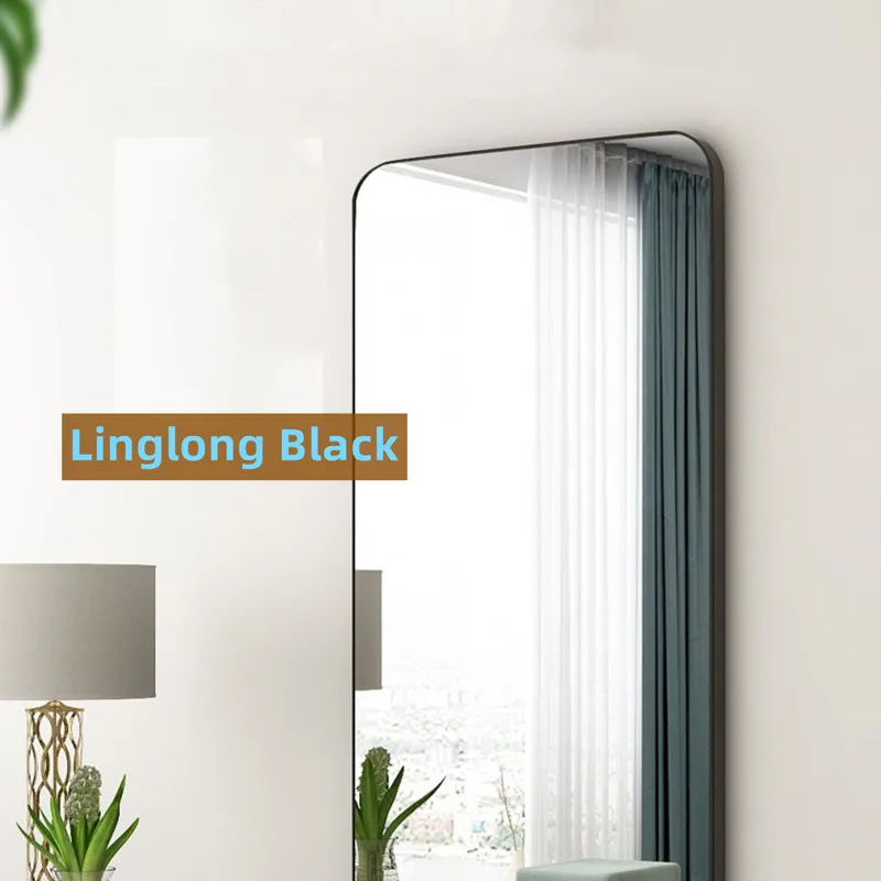 Explosion-proof Hd Glass Wall Mirrors Full Length Bedroom Aluminum ...