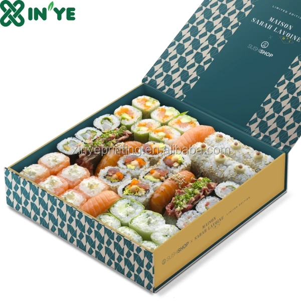 Custom Logo Food Packaging - Sushi to Go Boxes
