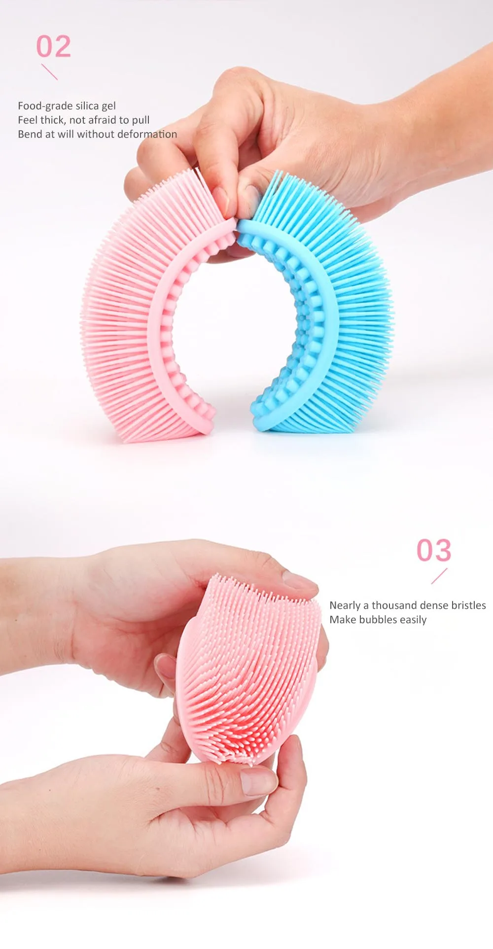 Soft Rubber Loofahs Sponge Scrubber Brush Loofa Bath Shower Kit Bbath ...