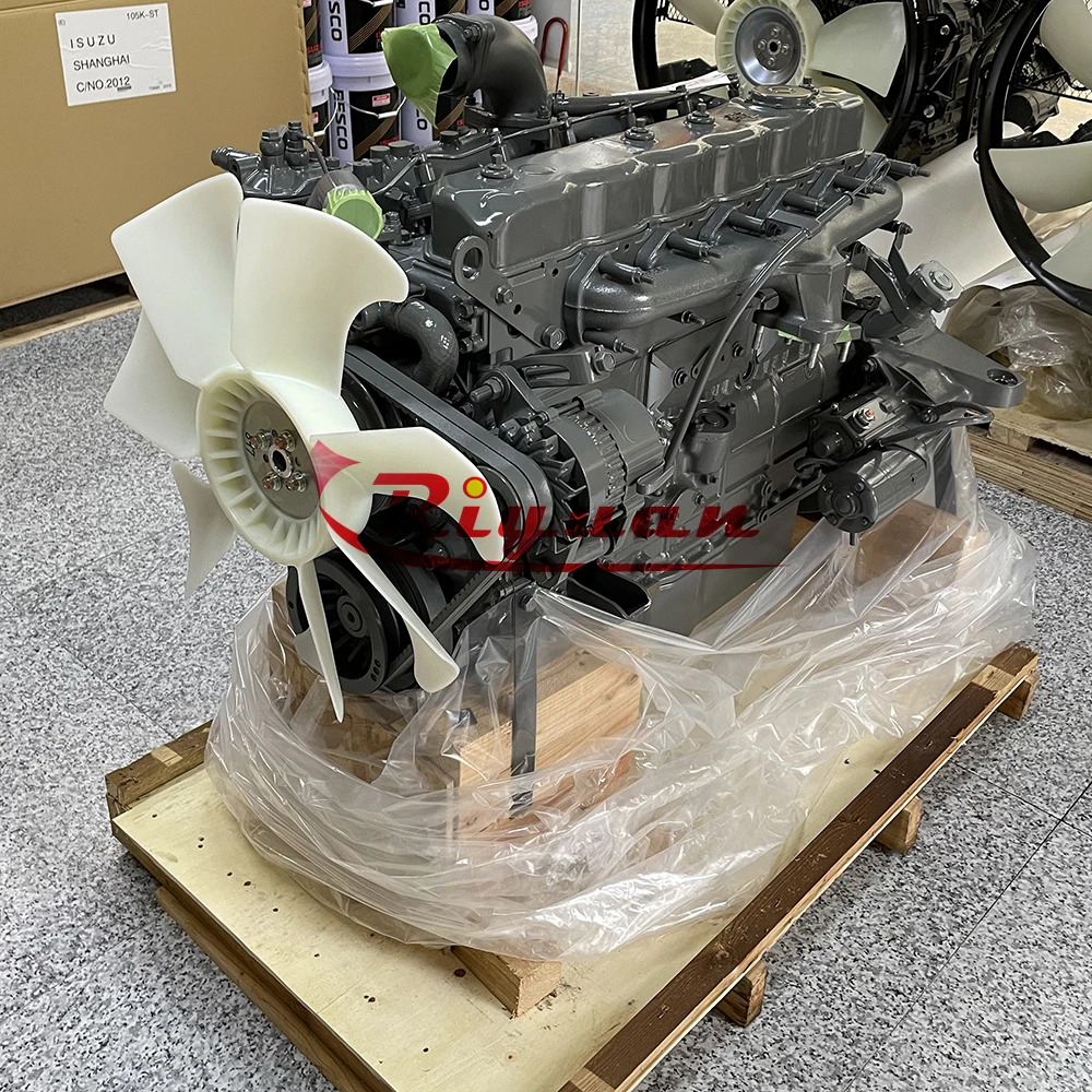 6BG1 Engine QC TCM Forklift Excavator Diesel Engine for Isuzu