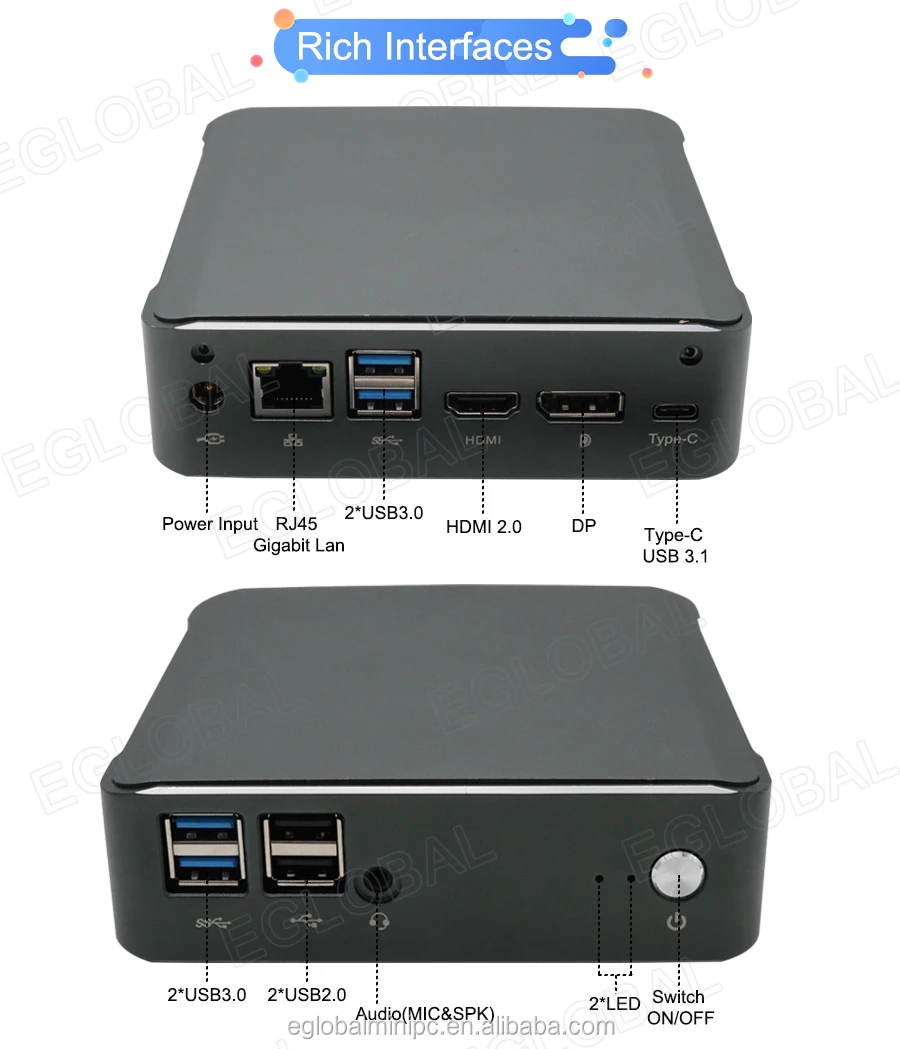 Eglobal MU01 - Intel Core I5 8265U Gaming Computer