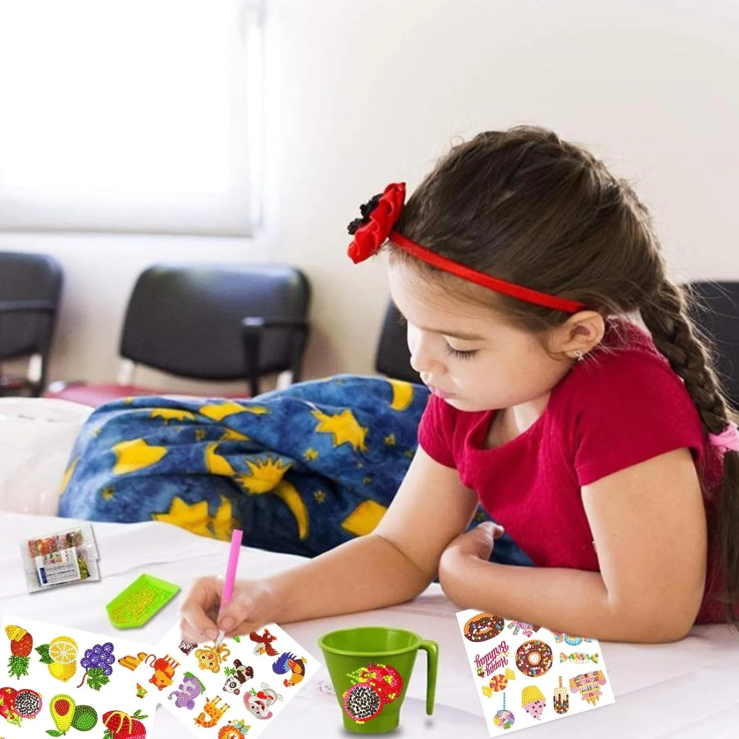 Diamond Painting Sticker Set for Kids Art, Kids Painting Digital Kit ...