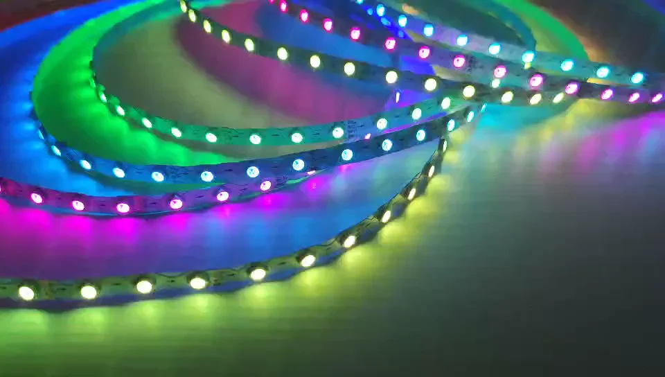 S Shaped Zigzag Bendable 5v 12v Addressable Rgbw Rgb Gs8208 Rt1809 ...
