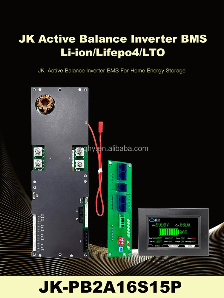 JK-PB2A16S15P Deye Growatt Inverter BMS 100A/150A/200A - 16S 48V ...