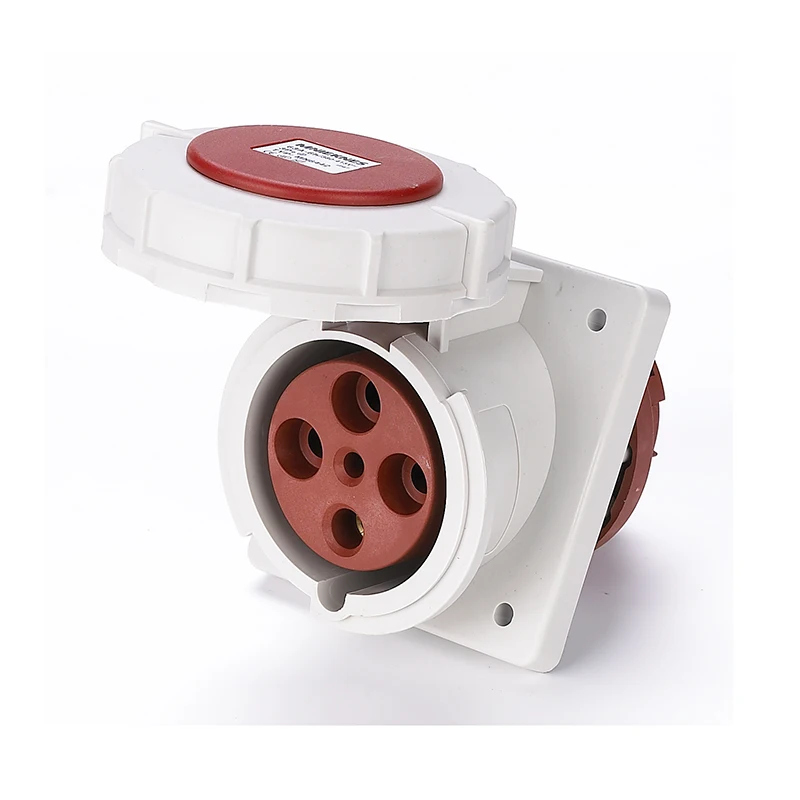 63a 125a 3pin 4pin 5pin 220v 380v 415v Ip67 Female Industrial ...