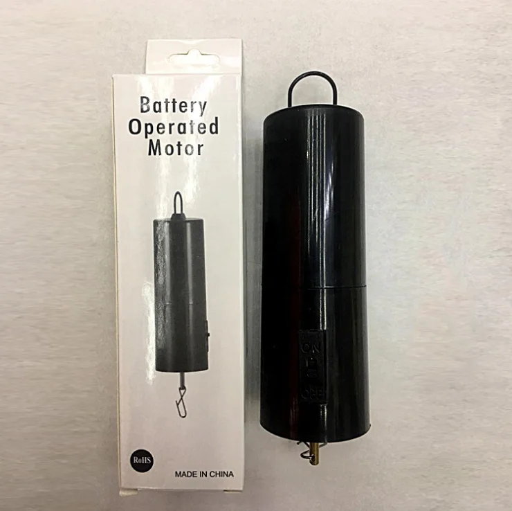 Hanging Black Rotating Motor for Wind Spinner and Wind Chimes Battery ...