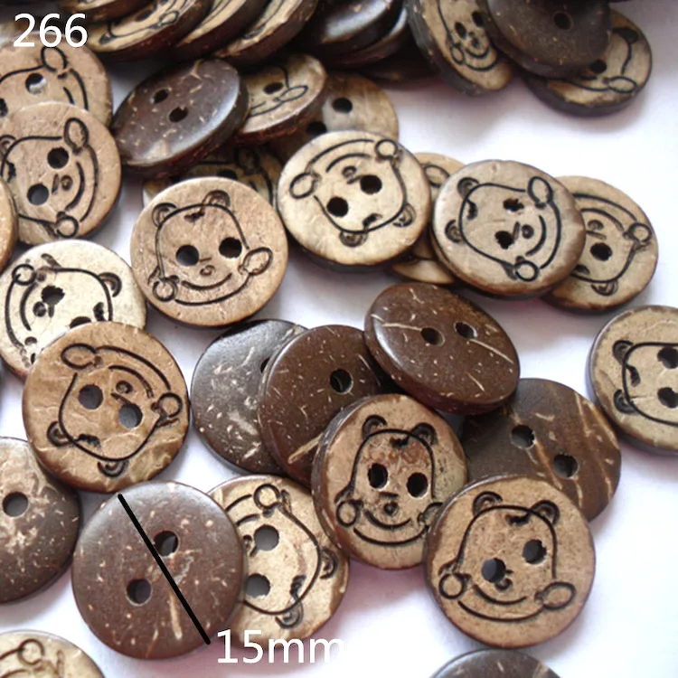 Wholesale Round 9mm To 57mm Coconut Button Factory,Custom Laser Logo ...