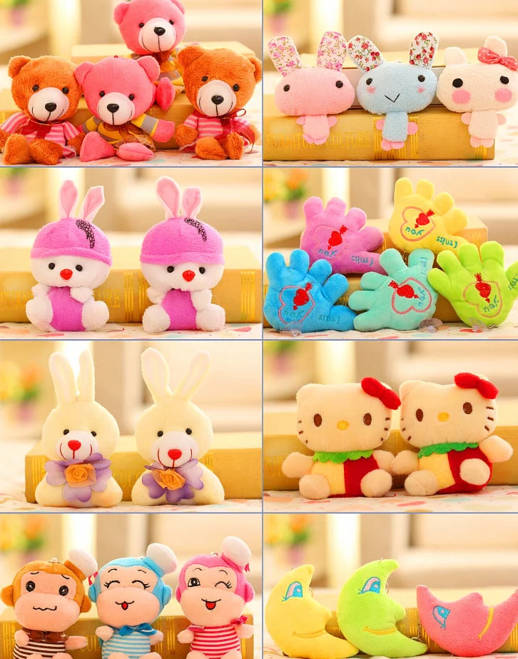Rts 10cm Plush Toy Cartoon Figure Wedding Cast Cute Plush Toy Small ...