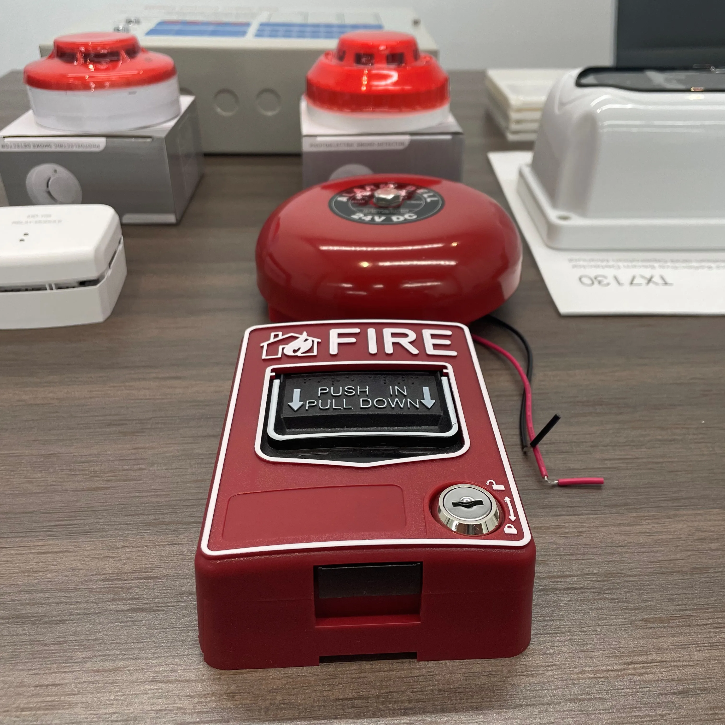 Fire Alarm System Manual Call Point,Smoke Detector,Addressable ...