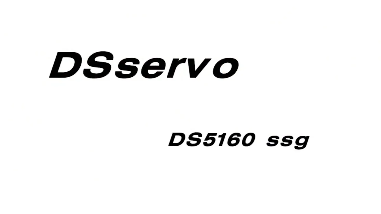 Large Torque 60kg Waterproof Digital Servo High Speed Ds5160 Servo For ...