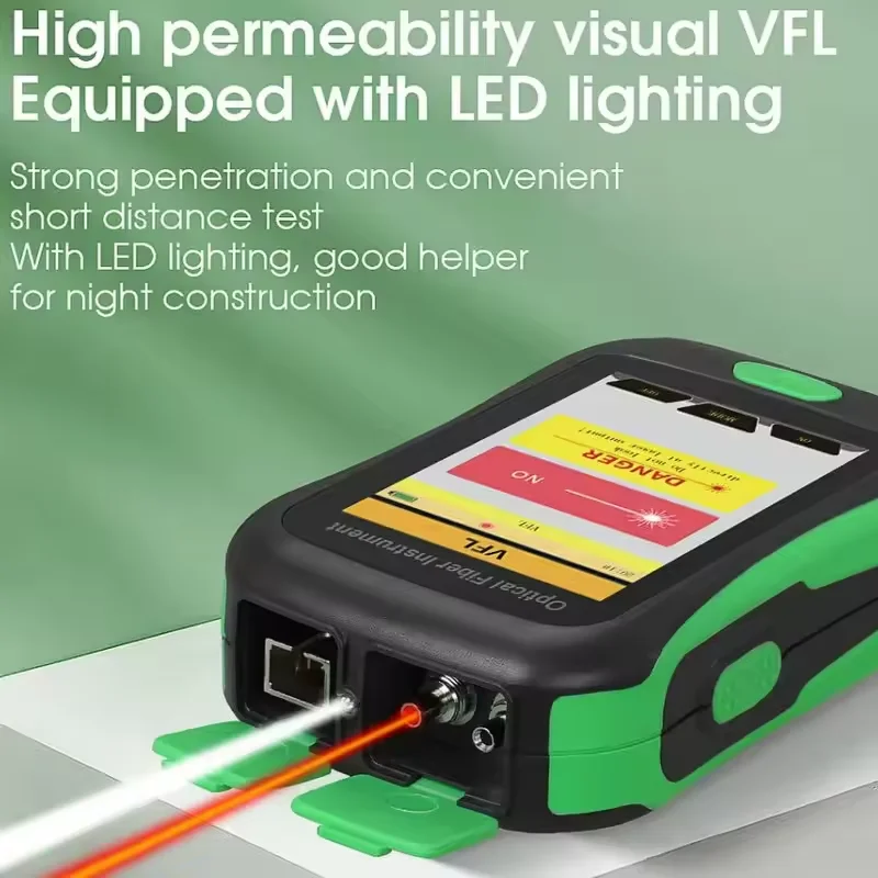 Mini Otdr Touchable Screen Active 80km Built-in Opm/vfl/ols/led ...