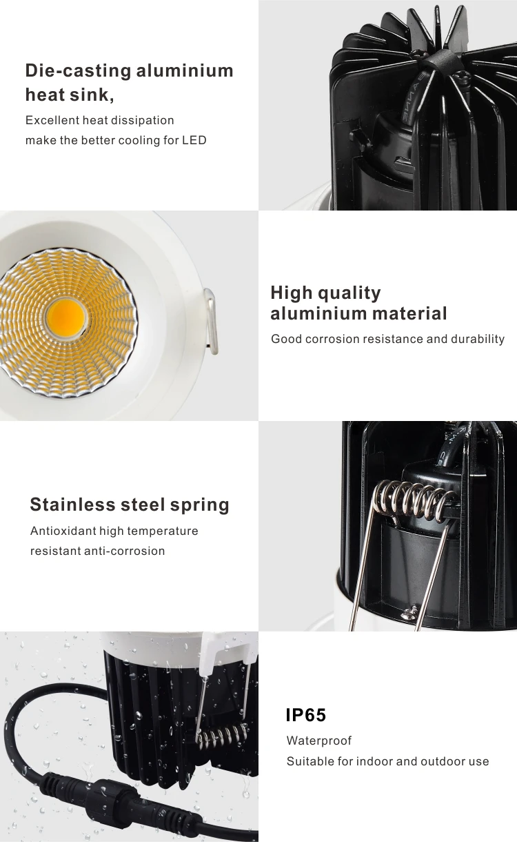 Mini 1w 3w 4w 4 3 Inch Trimless Recessed 85mm 65mm 55mm Cutout Price ...