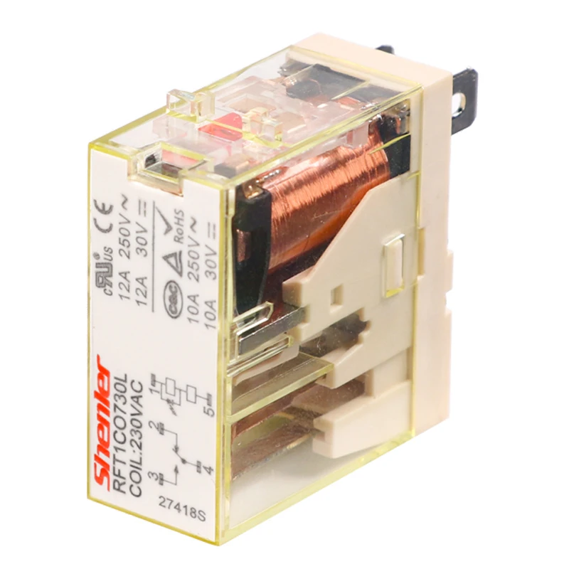 Shenler Slim Relay Rft1co524l 5pin 24vac Conversion Electromagnetic ...