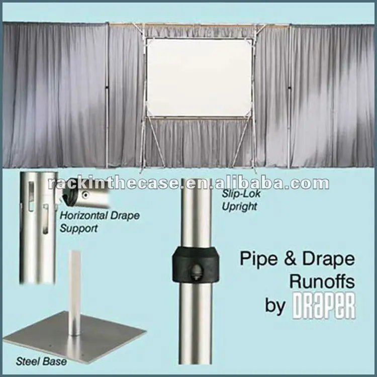 Pipe Base Stand - Adjustable Telescopic Pole with Plate