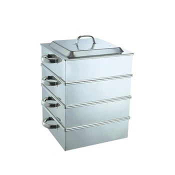 S378 Japanese Style Stainless Steel Square Food Steamer - Buy Square ...