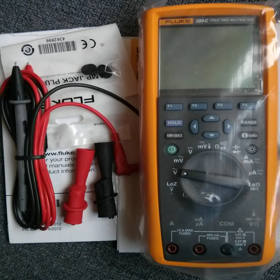 Fluke 287c High Precision Meter True Rms Electronic Recording Fluke ...