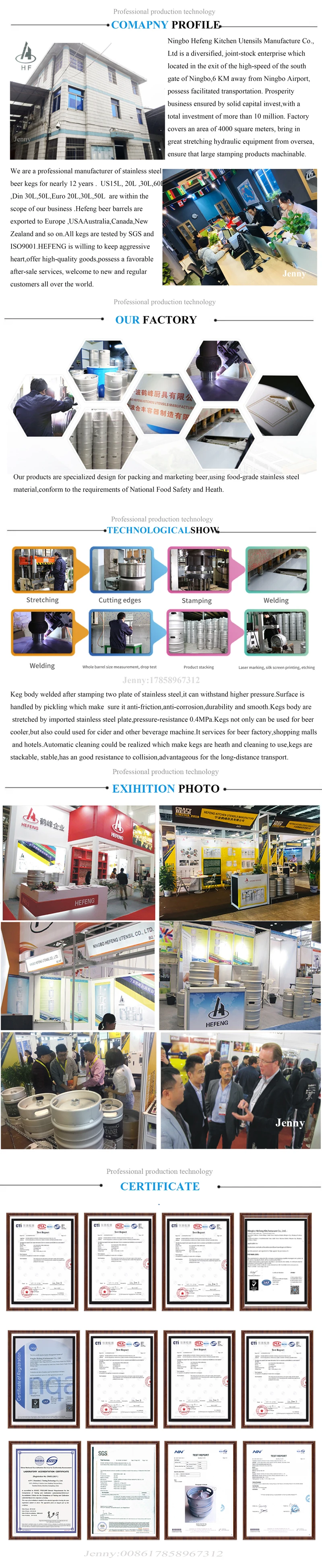 Disposable One-Way Plastic Beer Keg Made in China - 20L