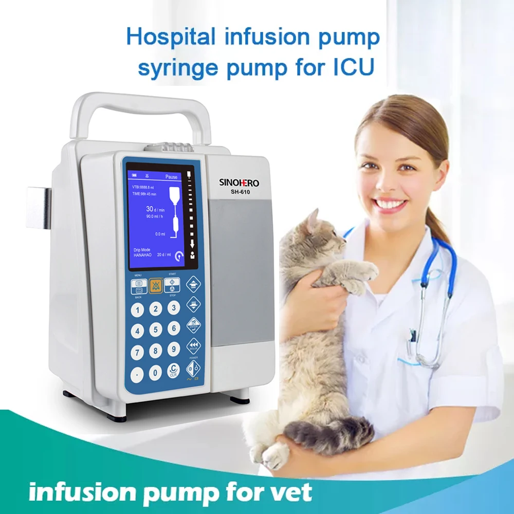 SINOHERO Automatic Veterinary Medical Infusion Pump for Vet Hospitals